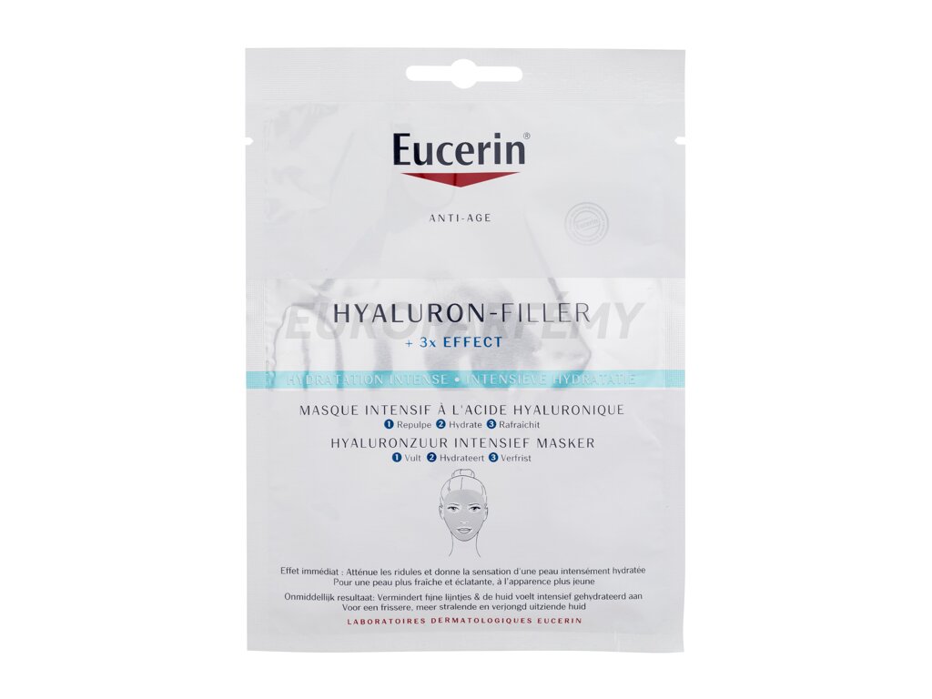 Eucerin Hyaluron-Filler + 3x Effect Hyaluron Intensive Mask pleťová ...